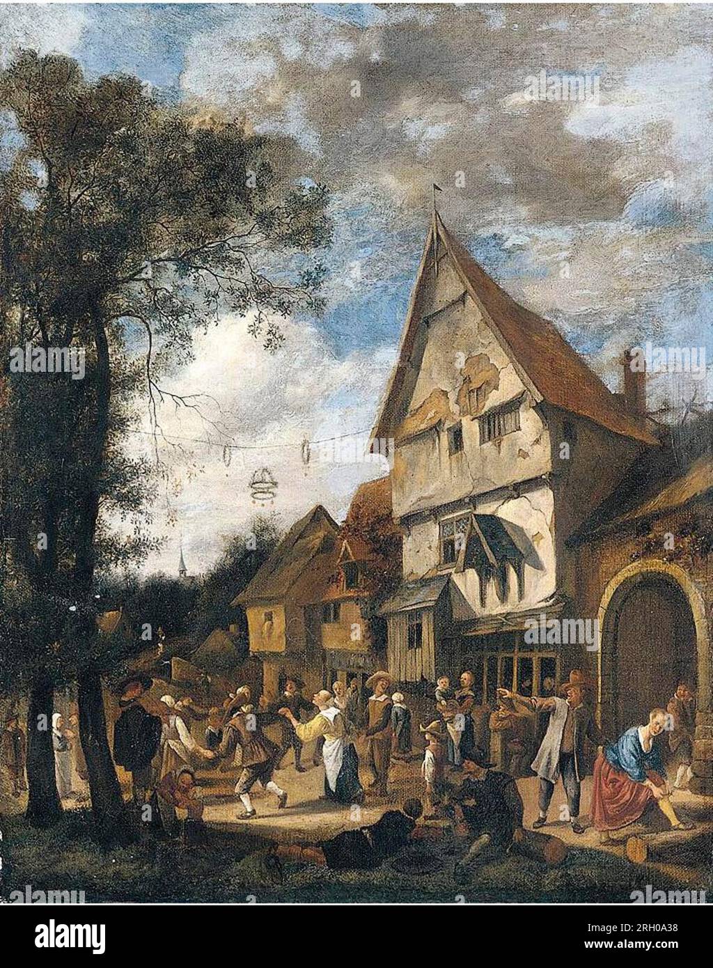 The May Dance 1647 by Jan Steen Stock Photo - Alamy