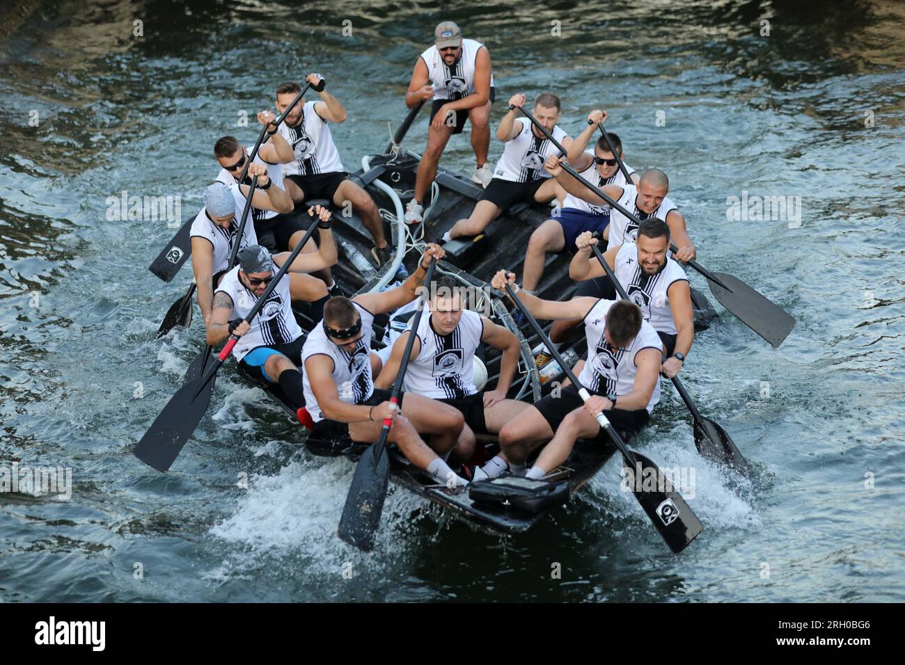 Zagreb, Croatia. 12th Aug, 2022. Start of the 26th Neretva Boat ...