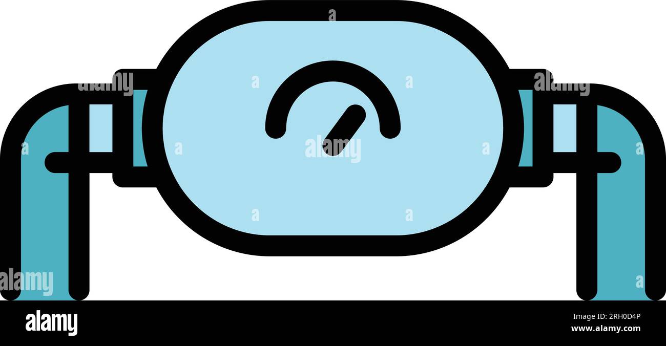 Plumbing gas boiler icon outline vector. System energy. Electric fire ...