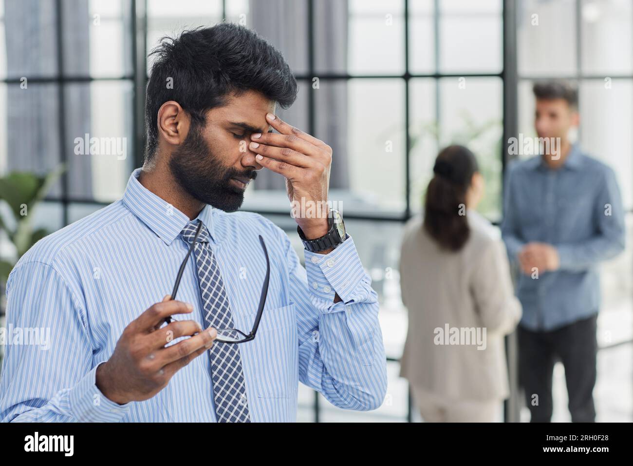 Sleepy eyes in man fatigue hi-res stock photography and images - Alamy