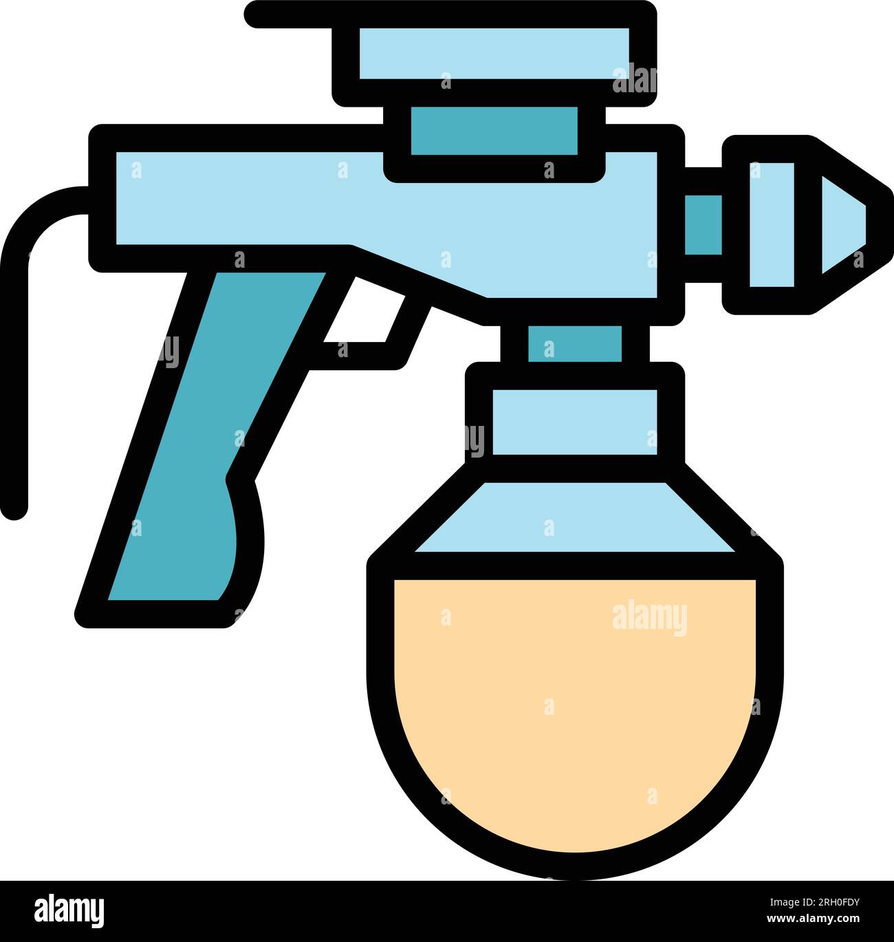 Powder coating gun Stock Vector Images - Alamy