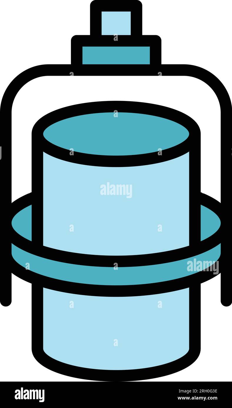 Aluminium wheels production icon outline vector. Wheel car. Tyre rim ...