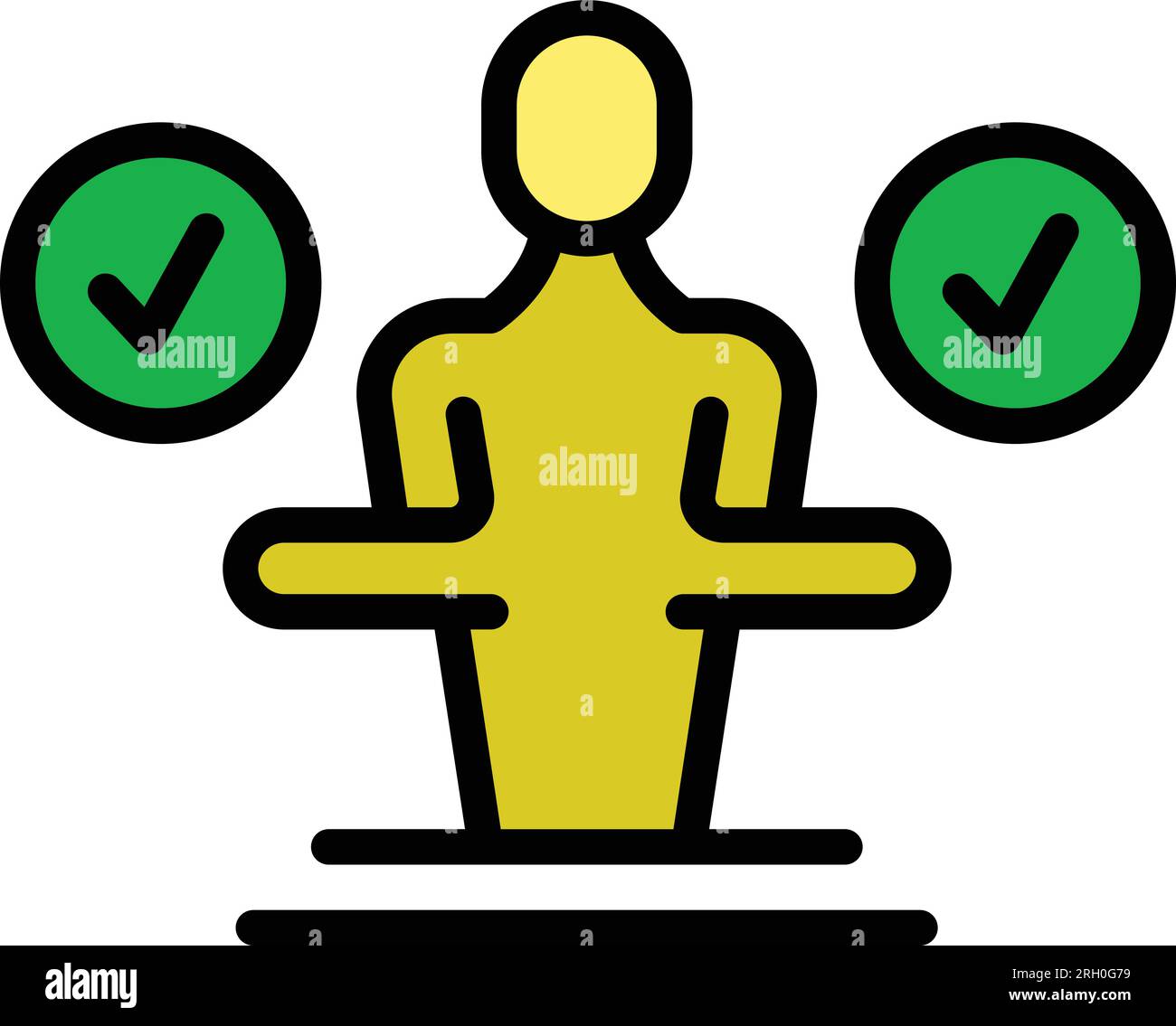 Speaker leader icon outline vector. Kol key. Social strategy color flat ...