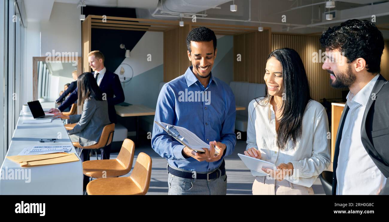 Young happy professional business people hi-res stock photography and ...