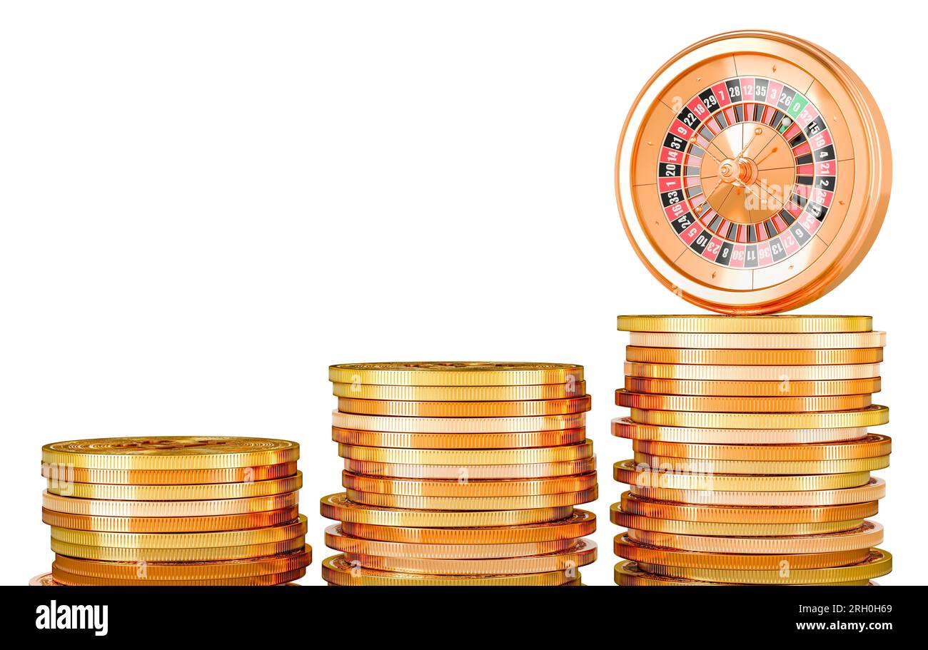 3d play coins hi-res stock photography and images - Alamy