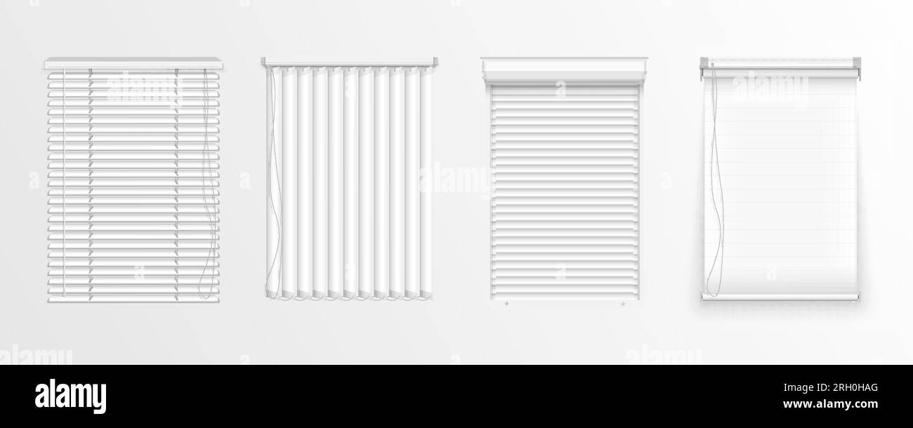Open blinds Stock Vector Images - Alamy