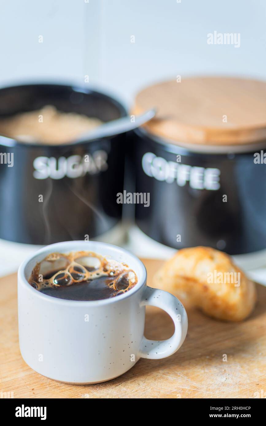 Bubbly coffee frothy steaming bubbles hi-res stock photography and ...