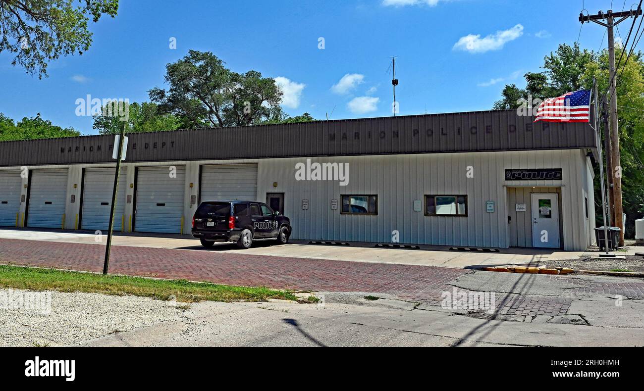 MARION, KANSAS - AUGUST 12,2023 In an unprecedented raid Friday, local ...