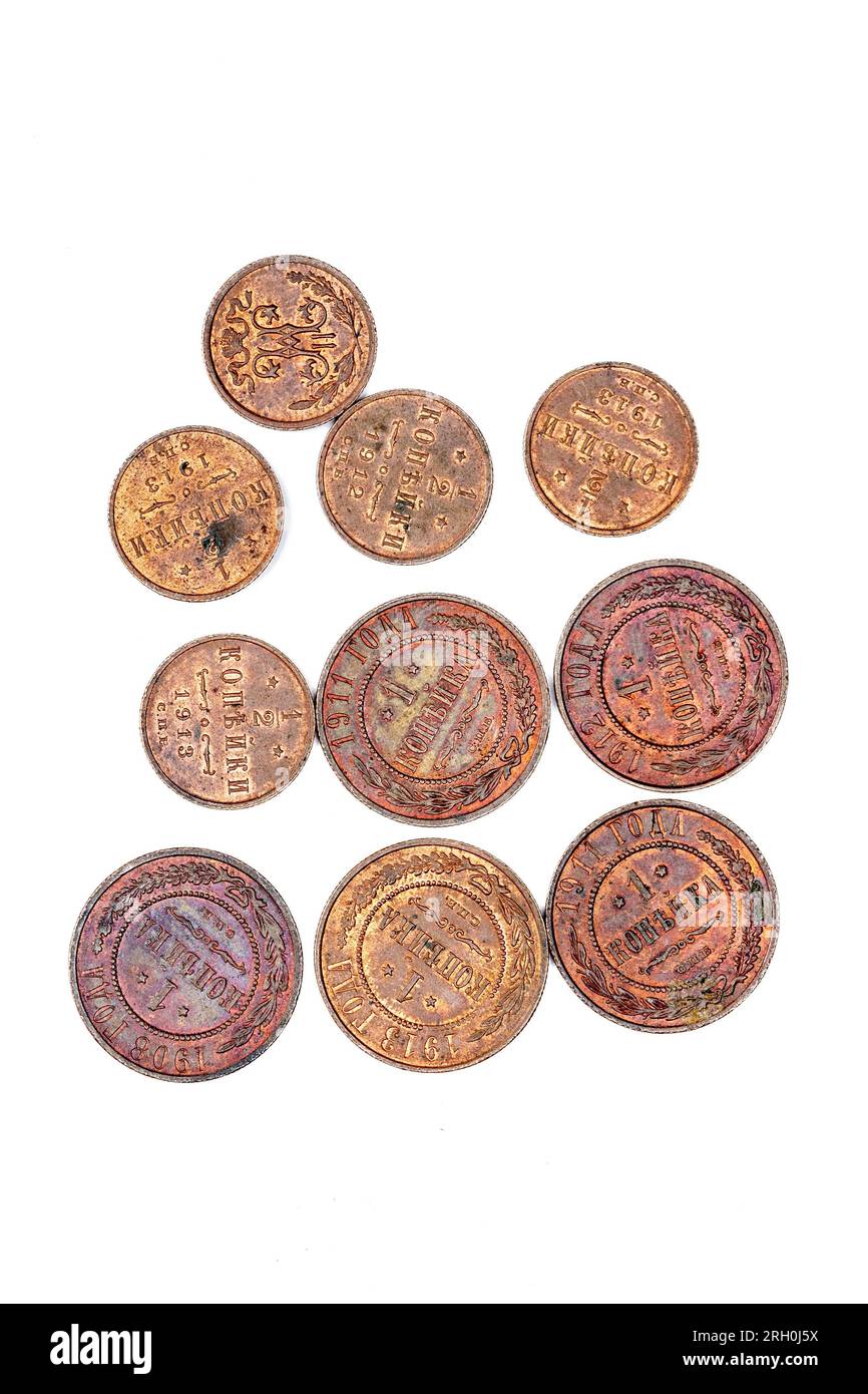 Coins of russia hi-res stock photography and images - Alamy
