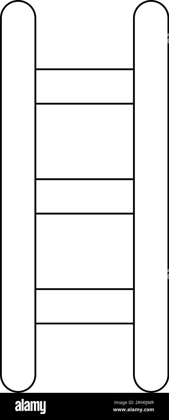 Ladder of success vector vectors Cut Out Stock Images & Pictures - Alamy