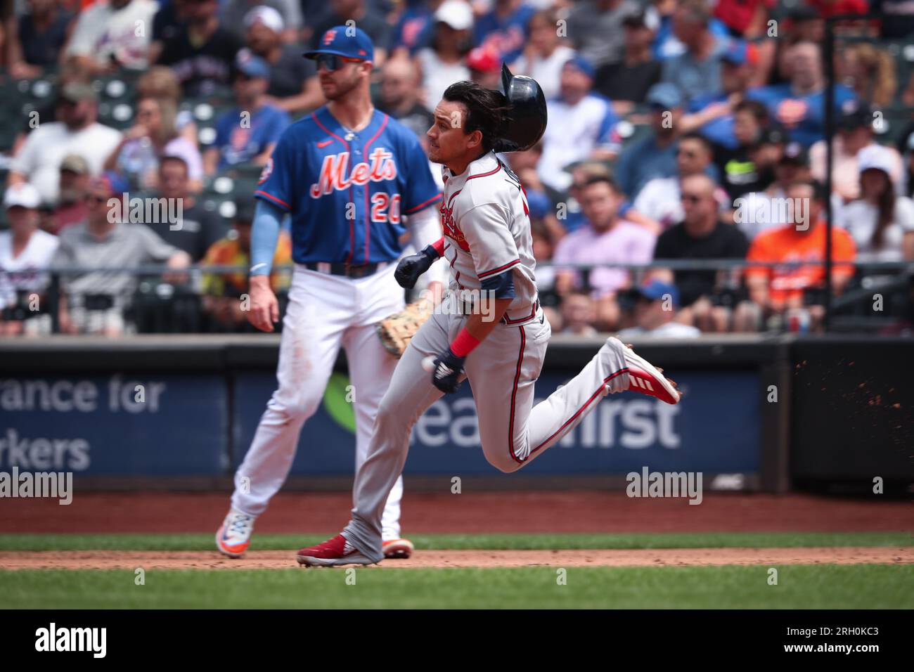 Aug 12 2023; New York City, New York, Atlanta Braves shortstop Nicky ...