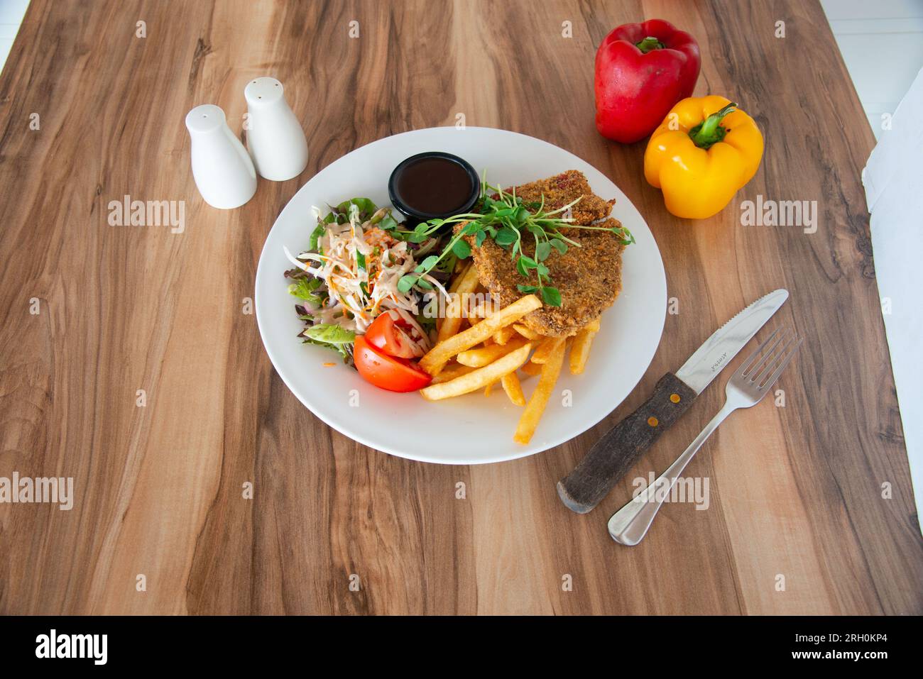 The Western food in display for the photo shoot in Tokyo, Japan ...