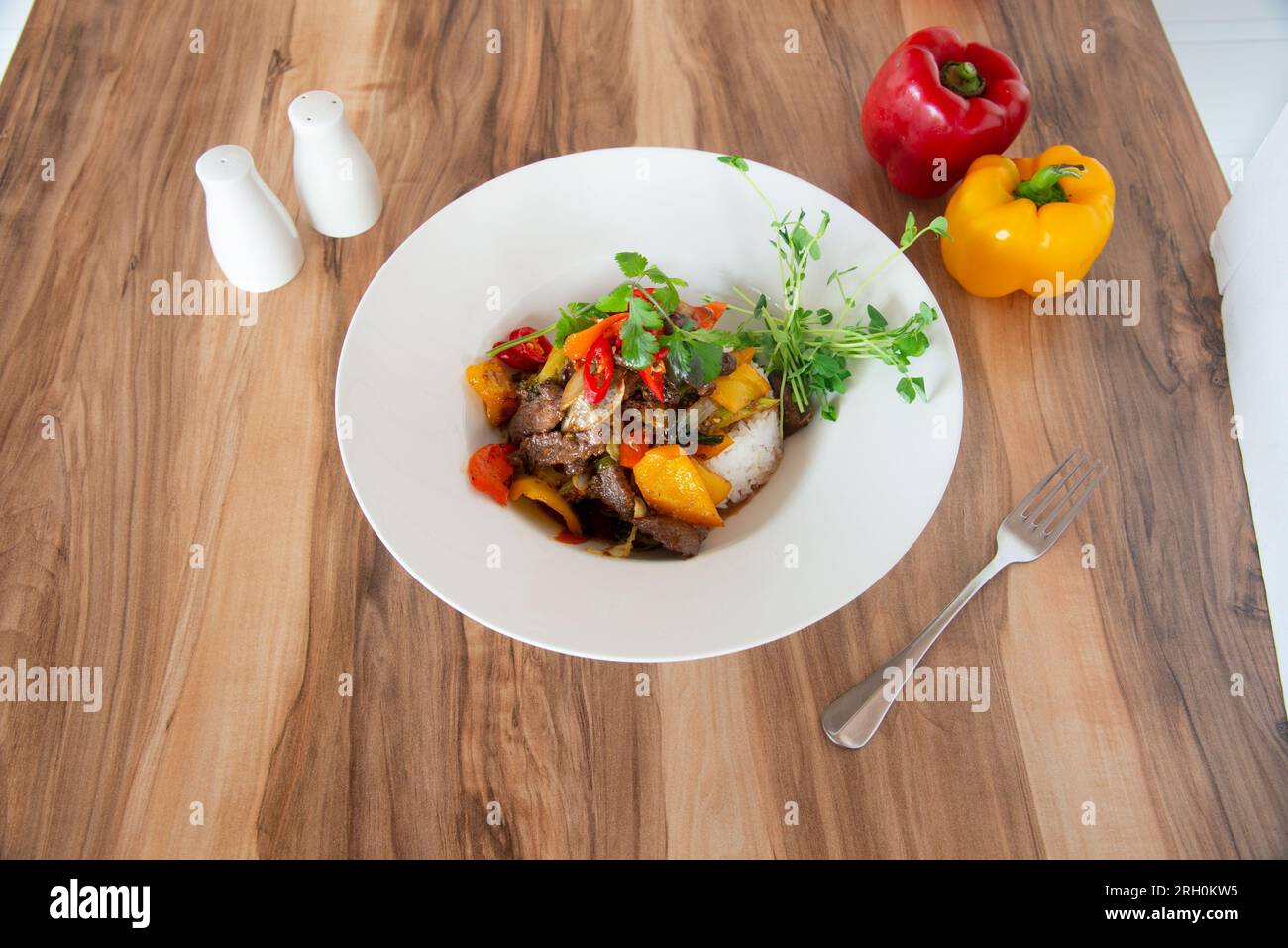 The Western food in display for the photo shoot in Tokyo, Japan ...