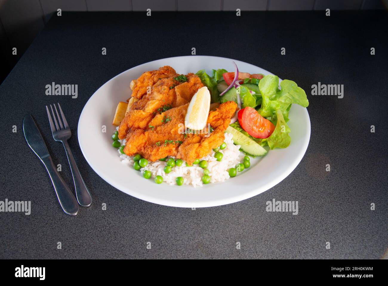 The Western food in display for the photo shoot in Tokyo, Japan ...