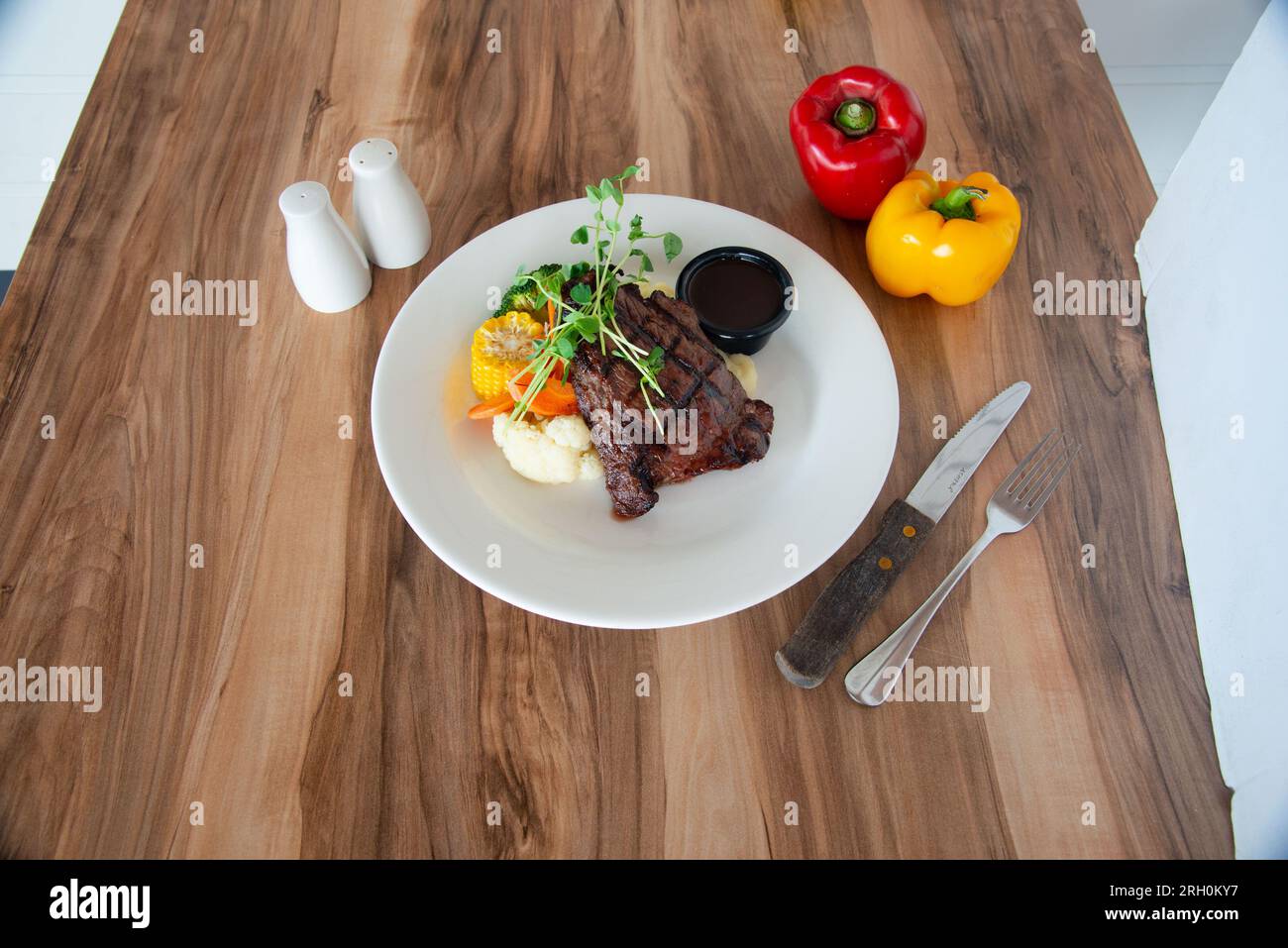 The Western food in display for the photo shoot in Tokyo, Japan ...