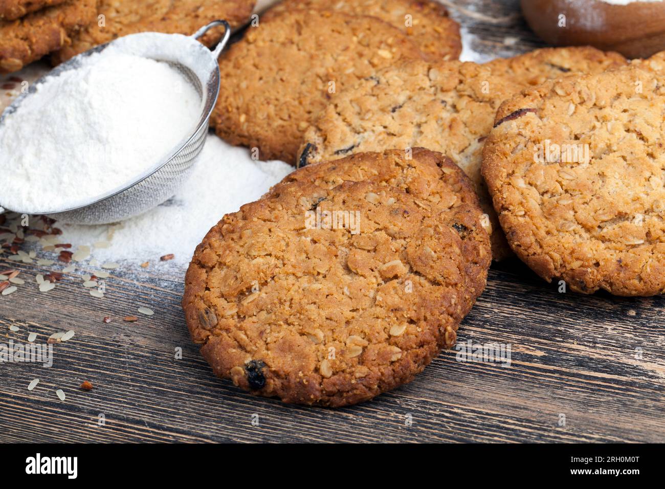 oatmeal cookies with the addition of dried fruits and various types of ...