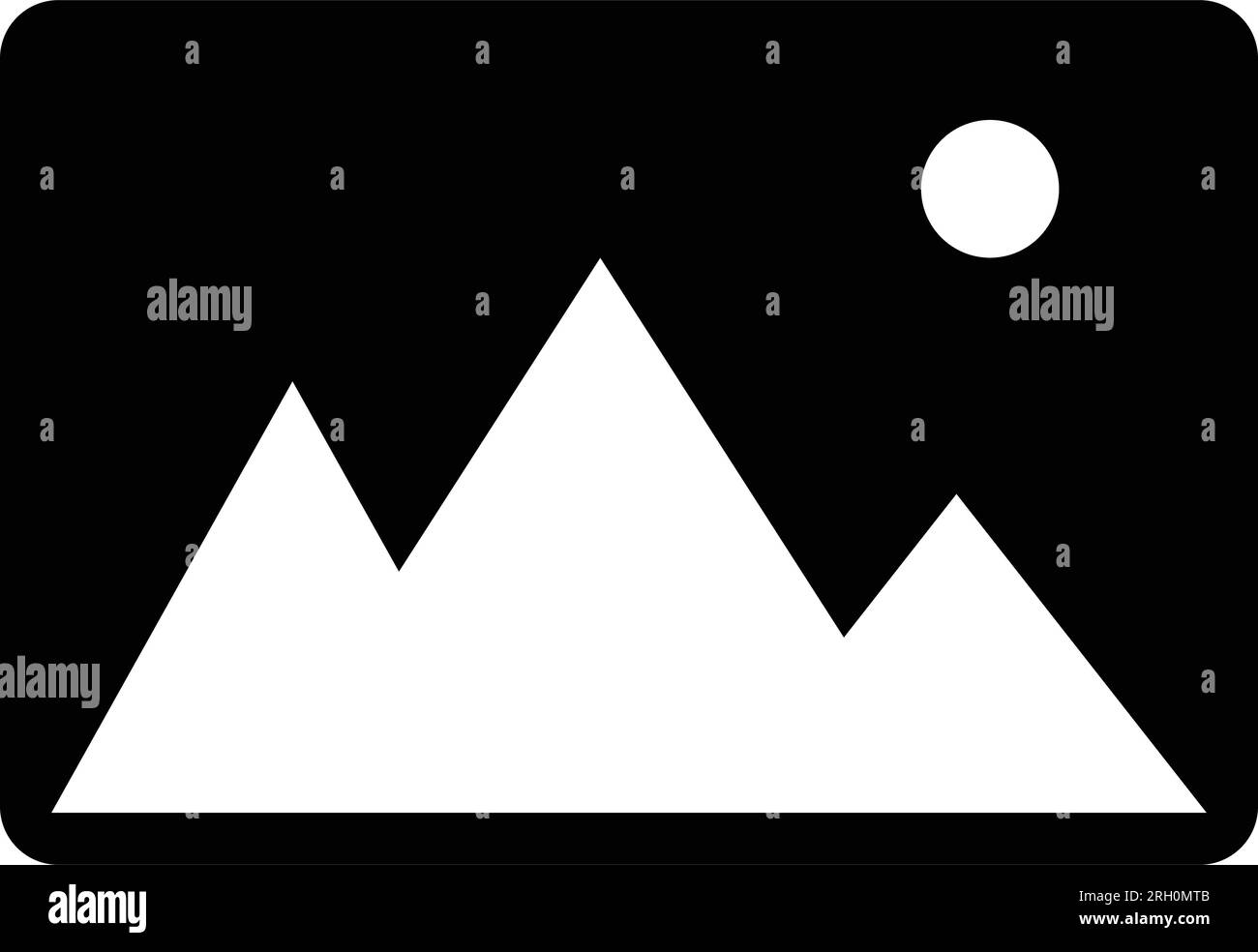 Image gallery icon linear Black and White Stock Photos & Images - Alamy