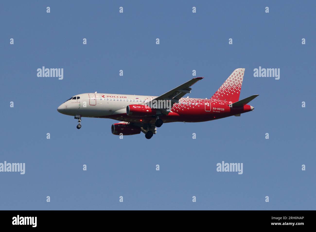 An aircraft of the airline Rossiya, part of the Aeroflot group of ...