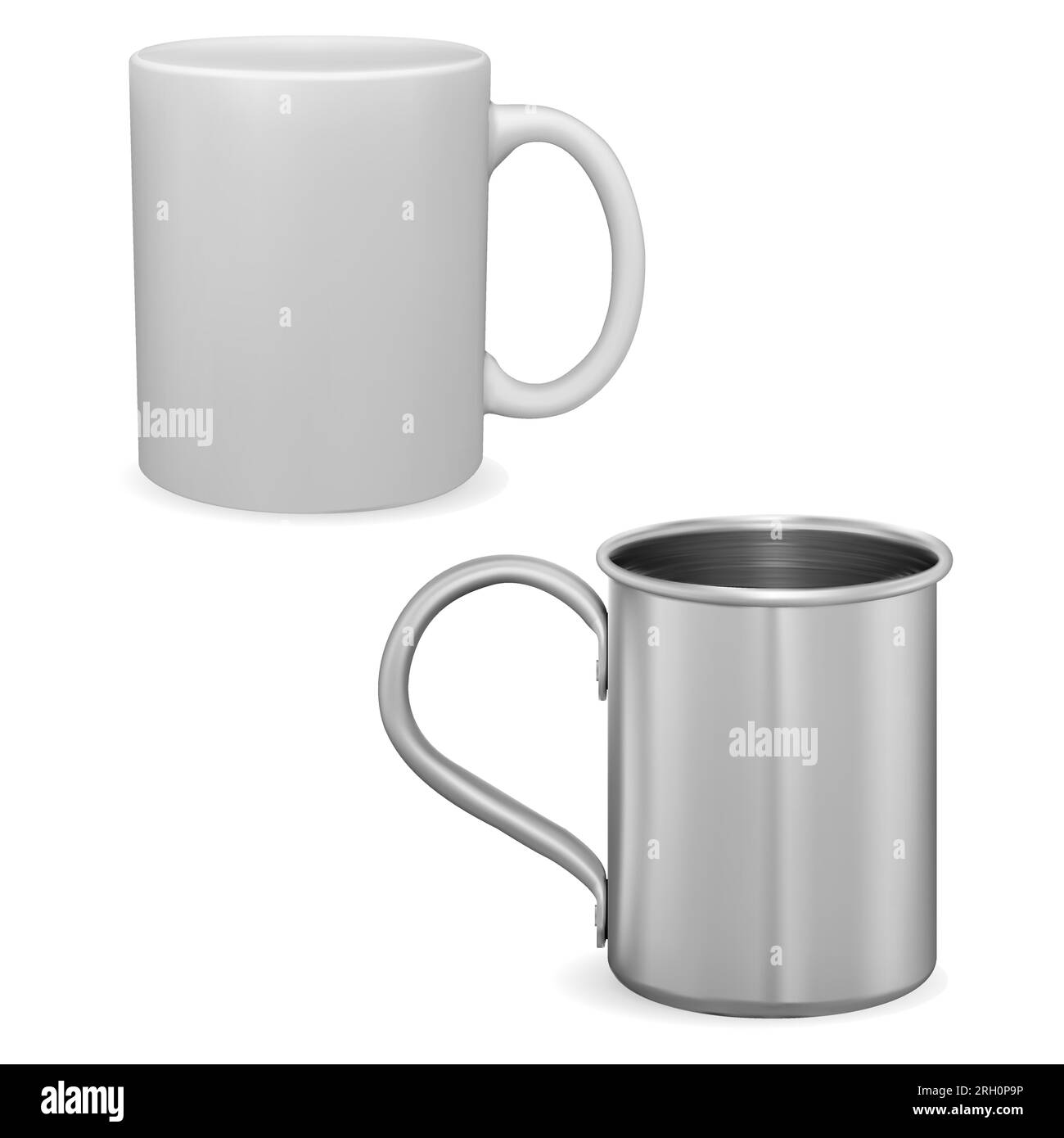 Enamel coffee pot Stock Vector Images - Alamy