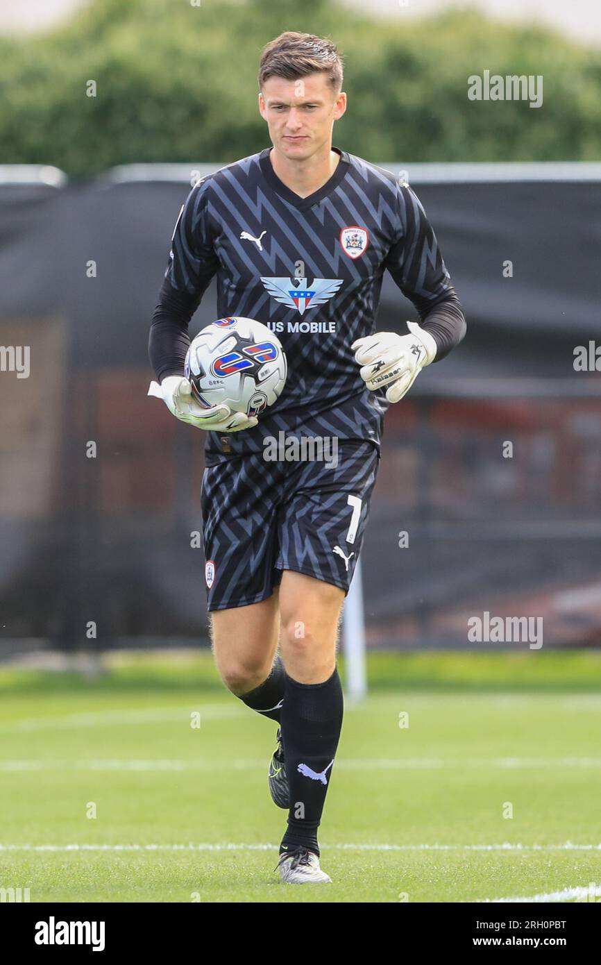 Liam Roberts #1 of Barnsley in action during the Sky Bet League 1 match ...