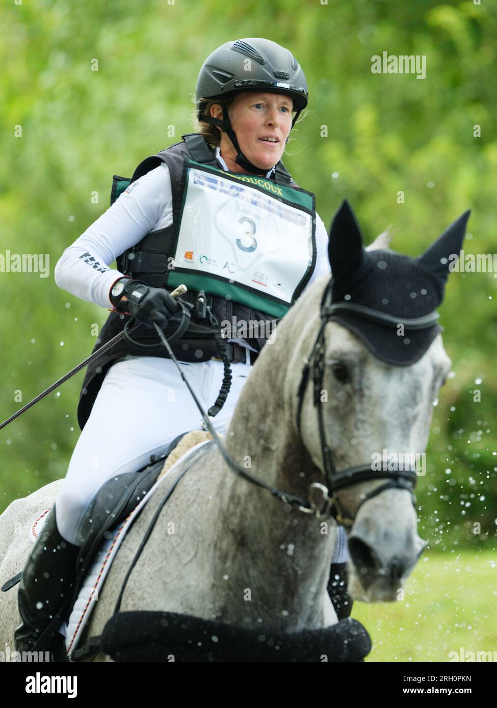 Haras du Pin, France. 12 August, 2023. Malin HANSEN-HOTOPP of Germany ...