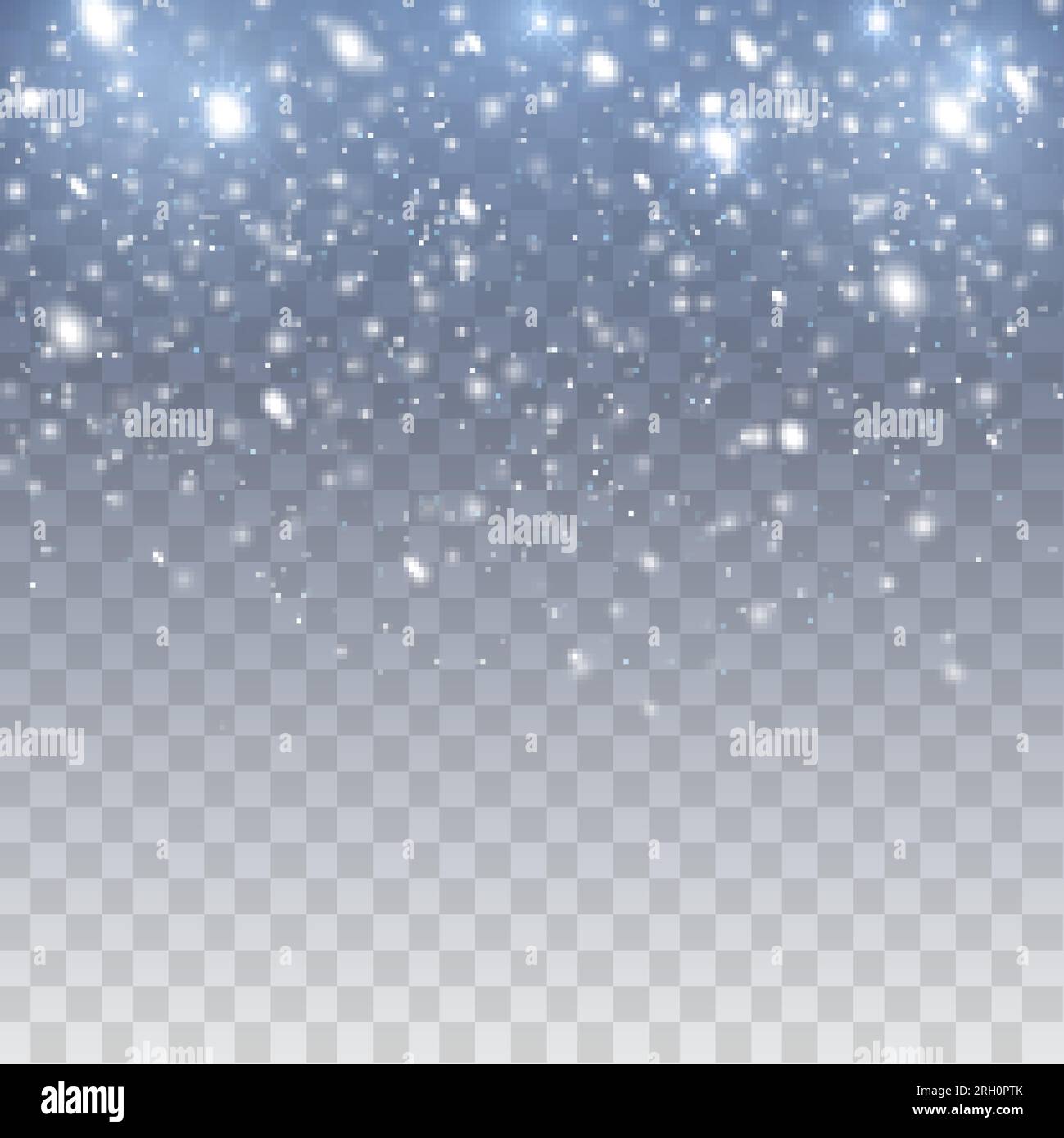 Falling snow vector background. Snowfall Stock Vector Image & Art - Alamy