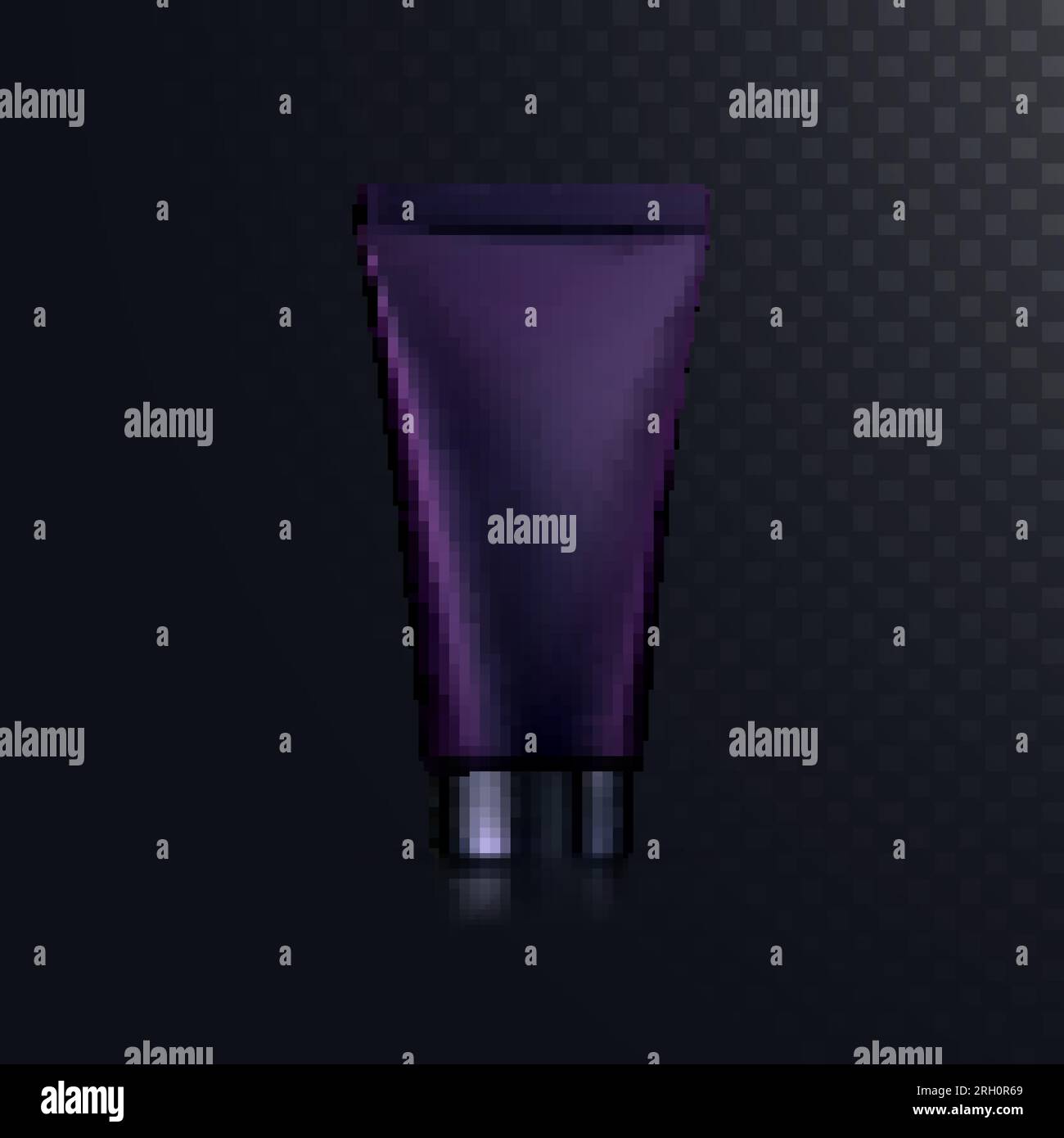 Cream tube isolated on dark transparent background Stock Vector Image ...