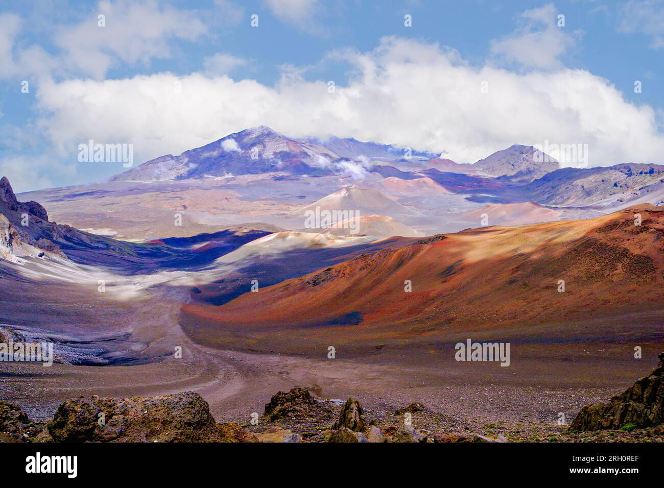 Haleakala is massive, active shield volcano that forms more than 75% of ...
