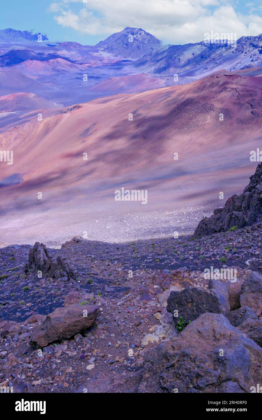 Haleakala is massive, active shield volcano that forms more than 75% of ...