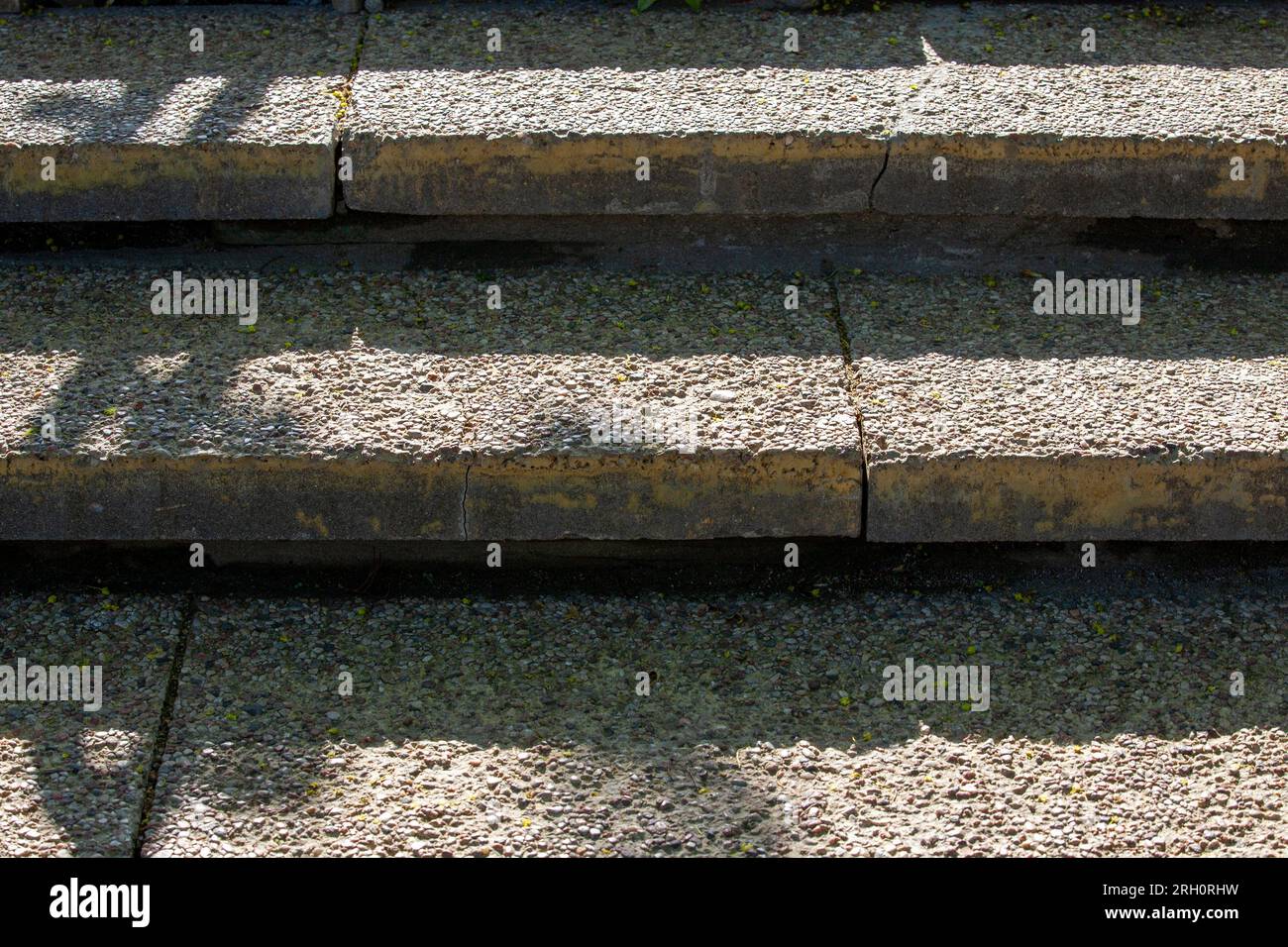 an old staircase in the countryside, steps of a street staircase in ...