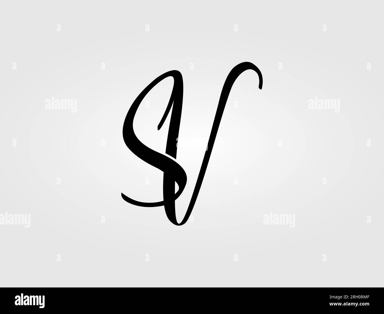 Initial SV letter Logo Design vector Template. Monogram, lettermark SV ...