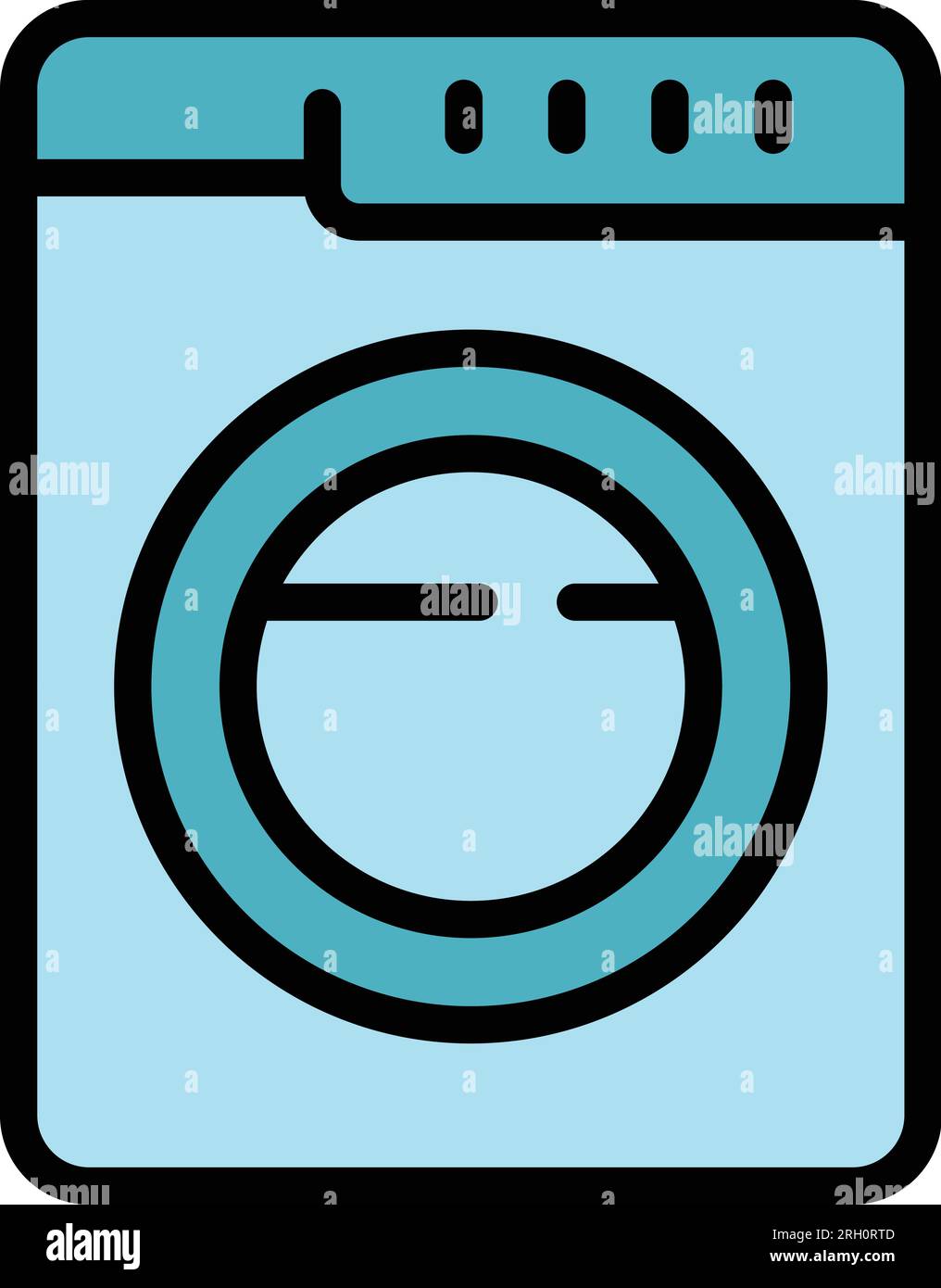 Wash machine icon outline vector. Iron board. Electric ironing color ...
