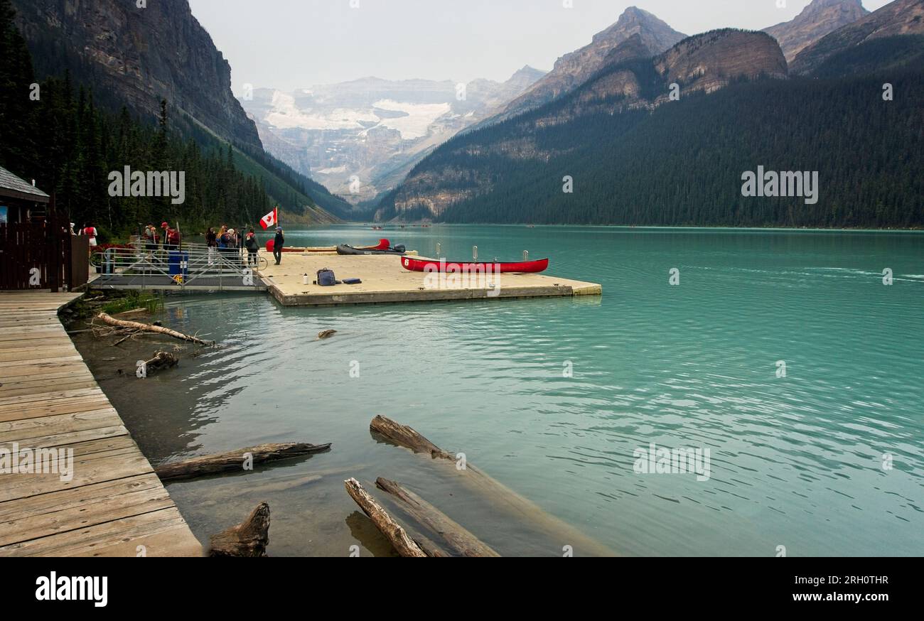 Lake Louise Banff National Park Alberta Stock Photo - Alamy