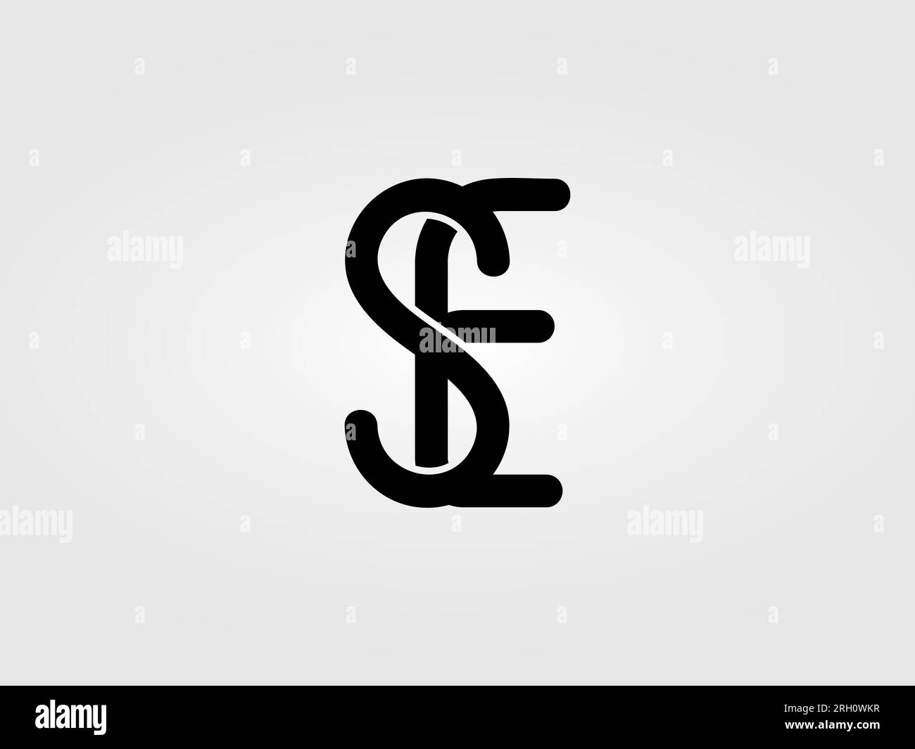 Se logo design Black and White Stock Photos & Images - Alamy