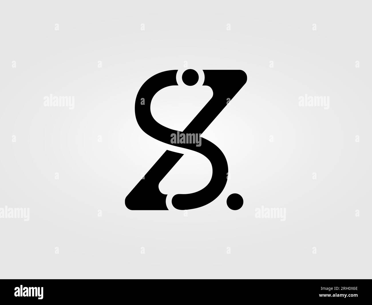 Initial SZ letter Logo Design vector Template. Monogram, lettermark SZ logo Design Stock Vector ...