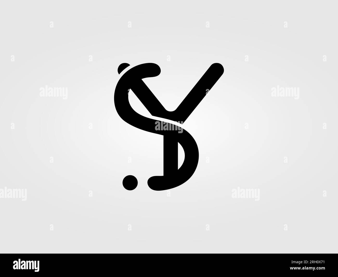 Initial SY letter Logo Design vector Template. Monogram, lettermark SY ...