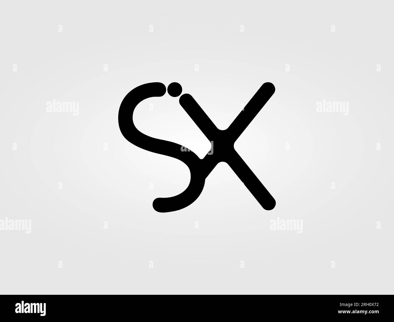 Initial SX letter Logo Design vector Template. Monogram, lettermark SX ...