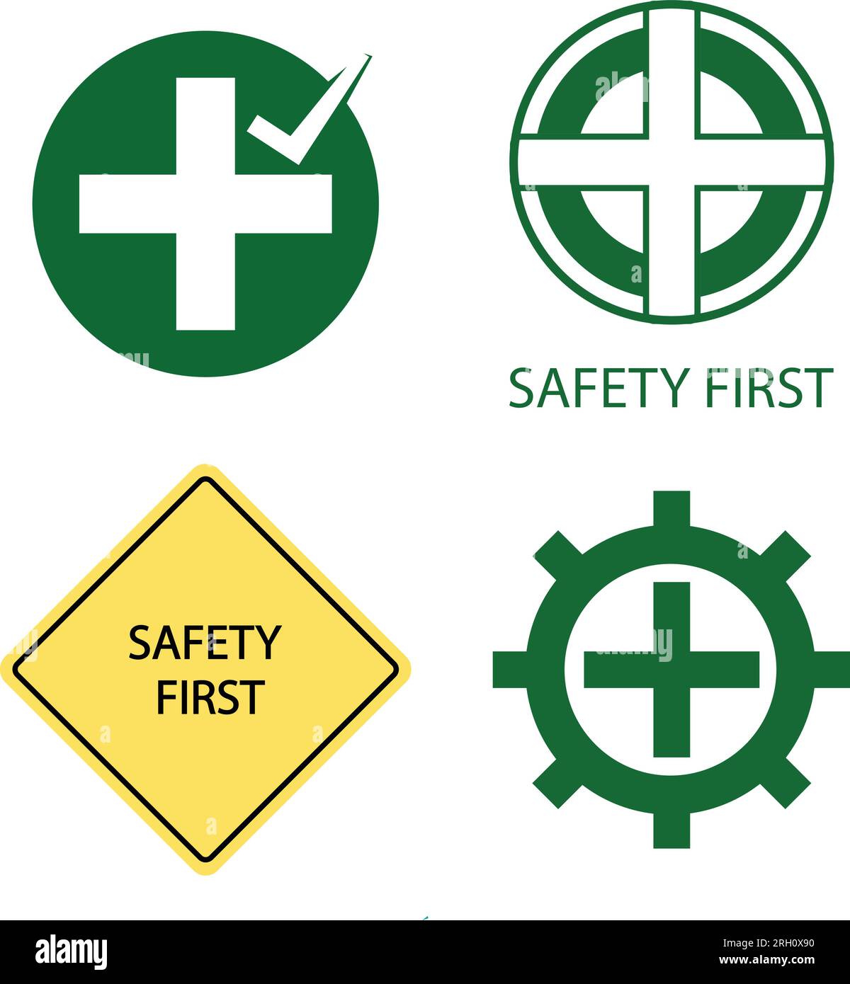 Safety first icon vector illustration symbol design Stock Vector Image ...