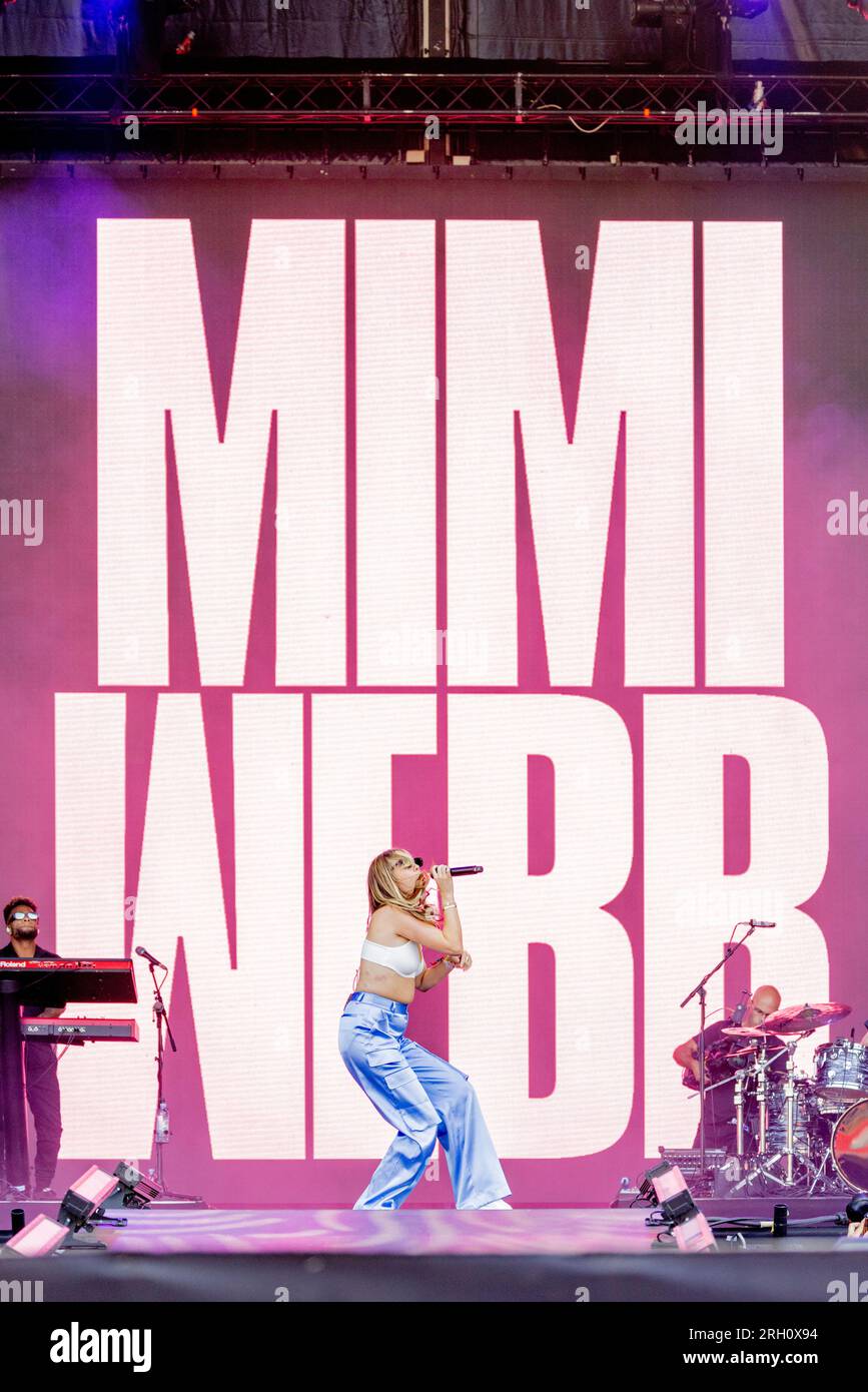 Hungary 12 August 2023 Mimi Webb - Amelia Webb - live at Sziget ...