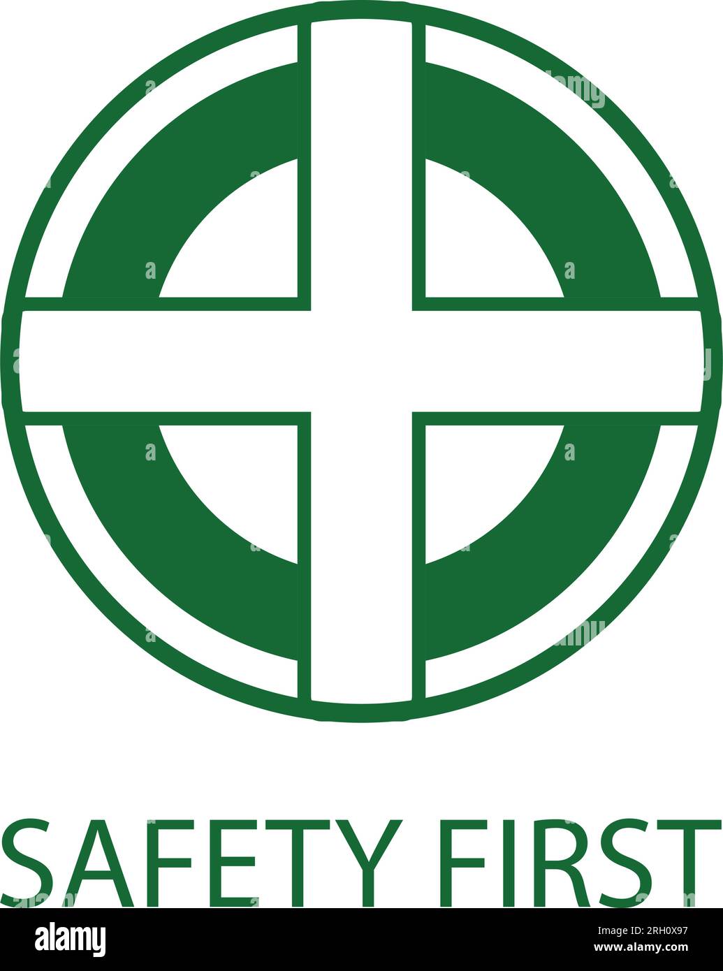 Safety first icon vector illustration symbol design Stock Vector Image ...