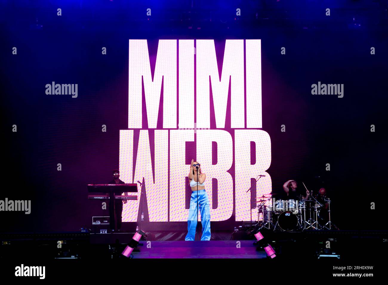 Hungary 12 August 2023 Mimi Webb - Amelia Webb - live at Sziget ...