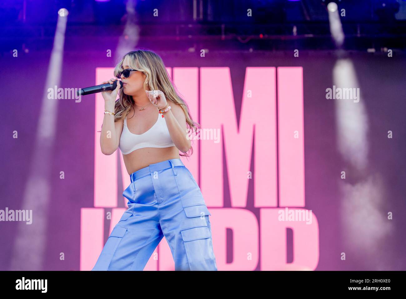 Hungary 12 August 2023 Mimi Webb - Amelia Webb - live at Sziget ...