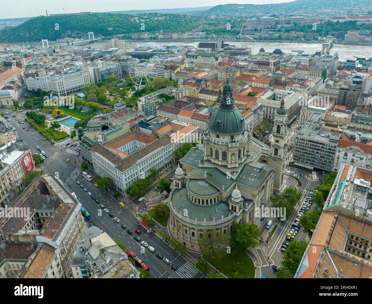 Aerial view of Budapest Stock Photo - Alamy