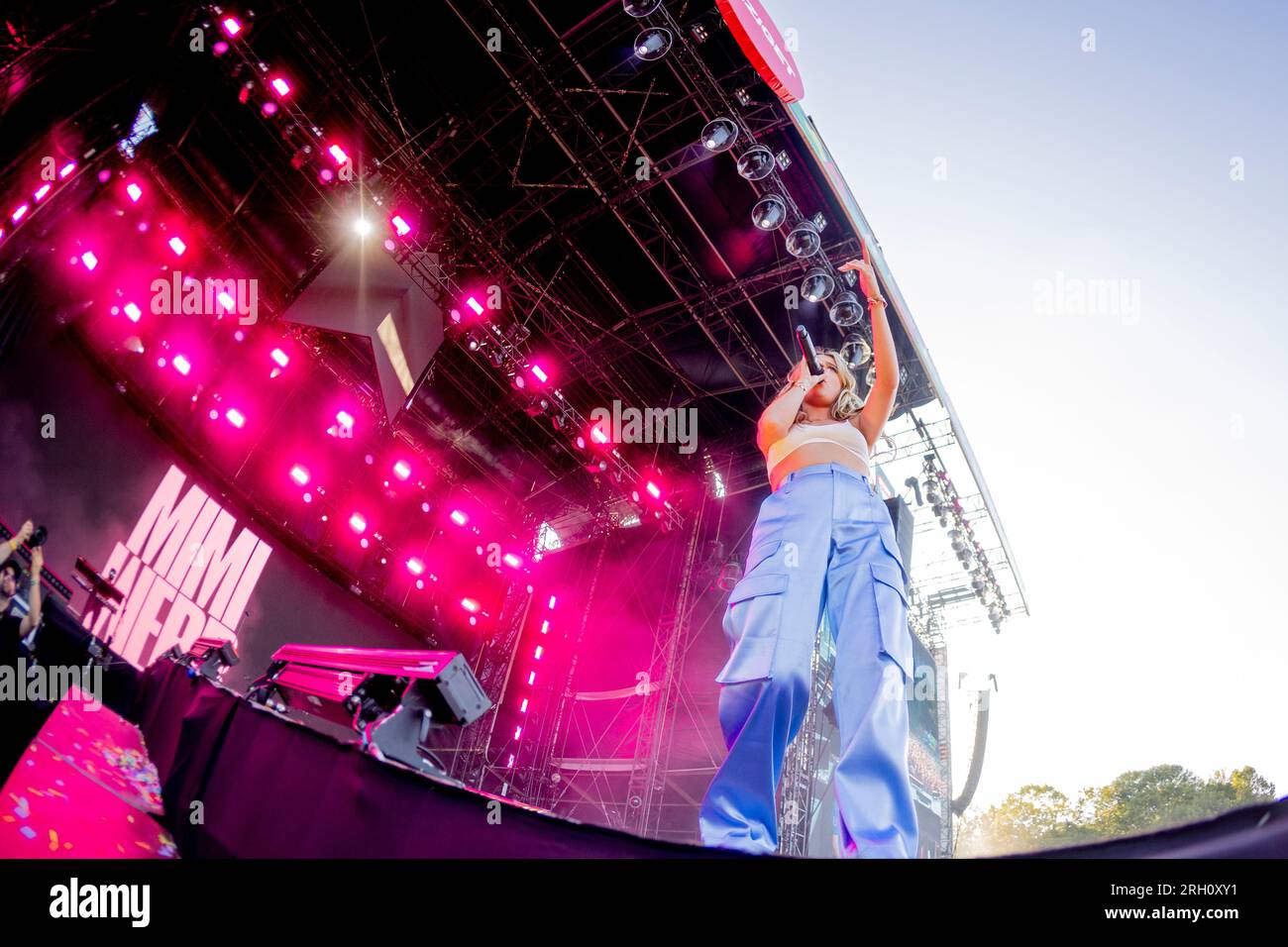 Hungary 12 August 2023 Mimi Webb - Amelia Webb - live at Sziget ...