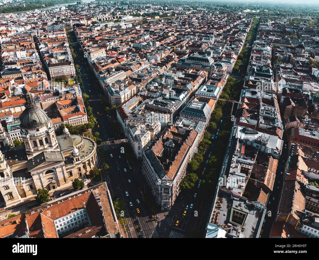 Aerial view of Budapest Stock Photo - Alamy