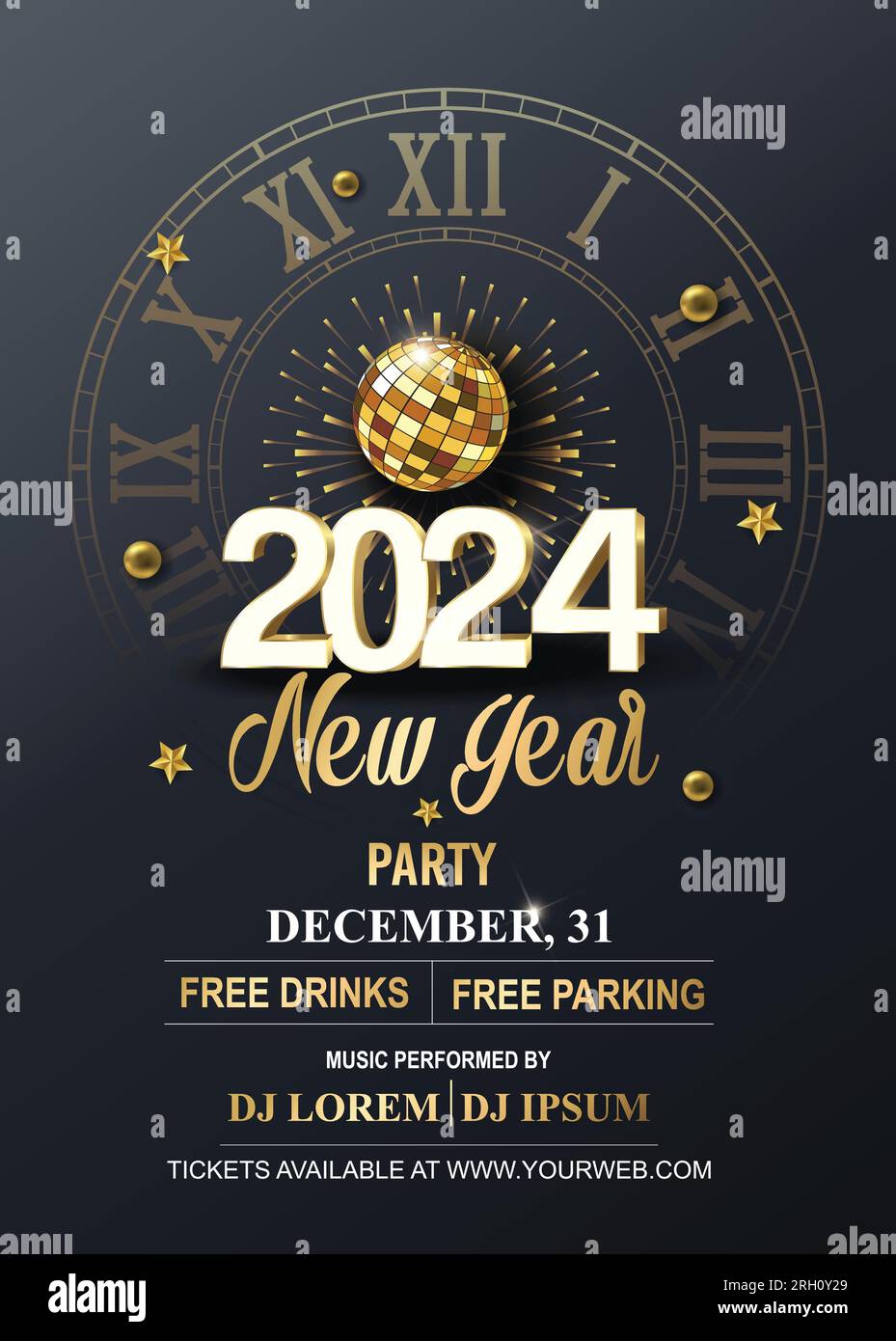 2024 card Stock Vector Images - Alamy