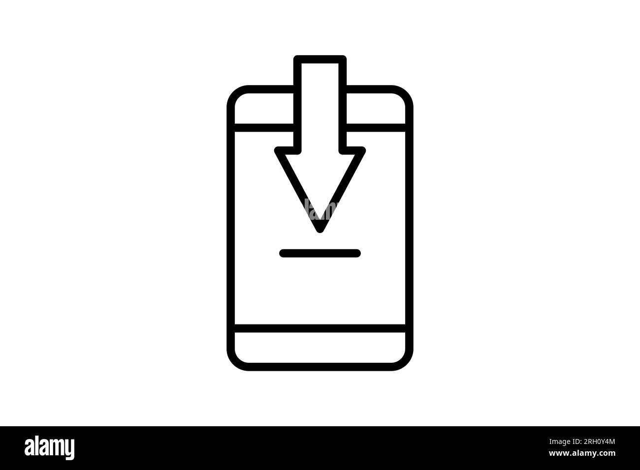 App download Black and White Stock Photos & Images - Alamy