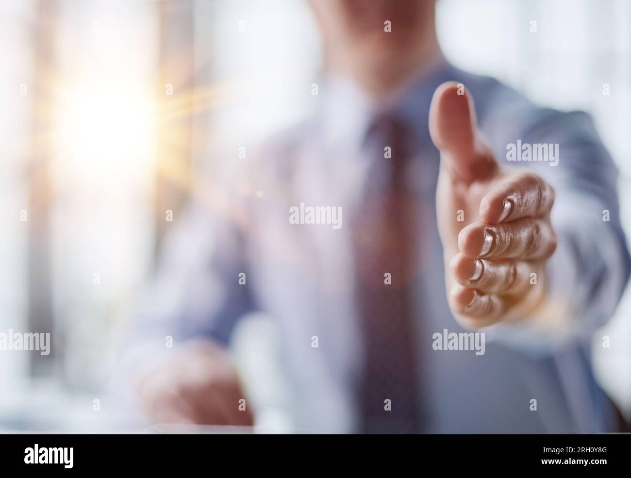 Hand client giving one hi-res stock photography and images - Alamy