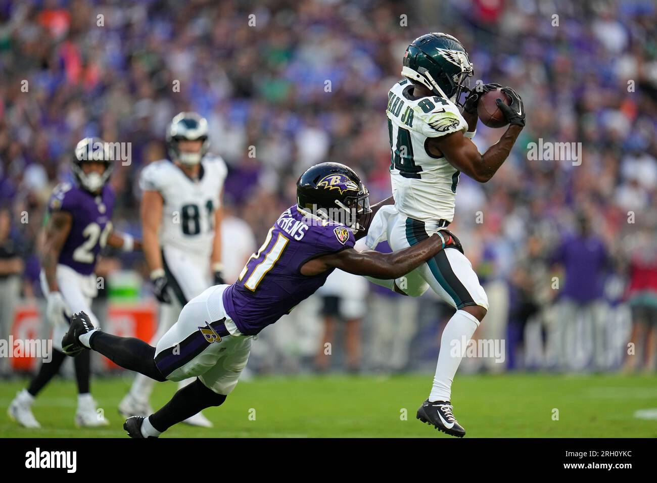 Philadelphia Eagles wide receiver Greg Ward Jr. (84) catches a pass in ...