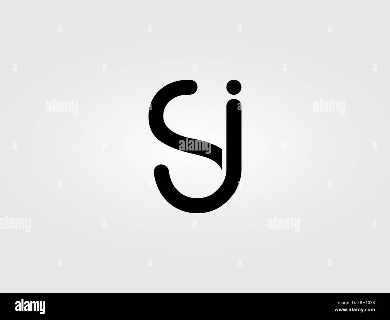 Initial SJ letter Logo Design vector Template. Monogram, lettermark SJ ...